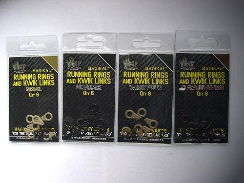 ELITE RUNNING RIG RINGS&KWIK LINKS GRAVEL - Pescuitshop.ro
